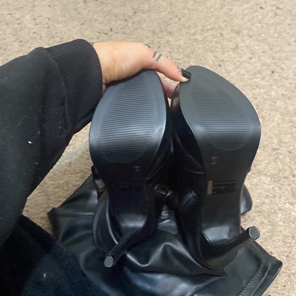 Fashion Nova | Shoes | Never Worn Black Thigh High Boots | Poshmark